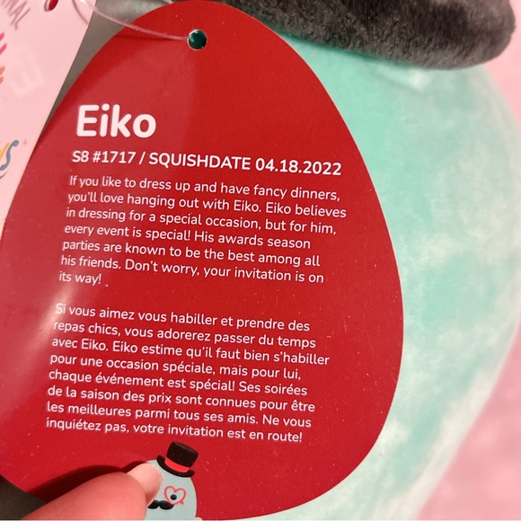 Squishmallows | Toys | Squishmallows Eiko The Octopus 223 Valentines Day Edition Plush | Poshmark